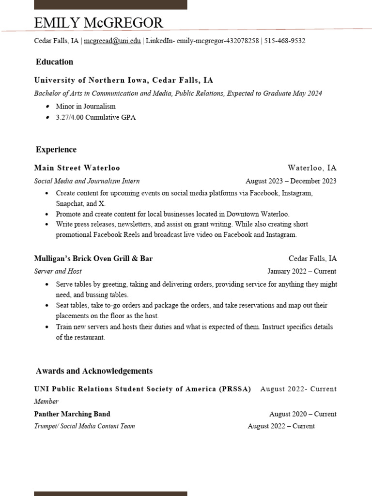 New Resume 1 | PDF