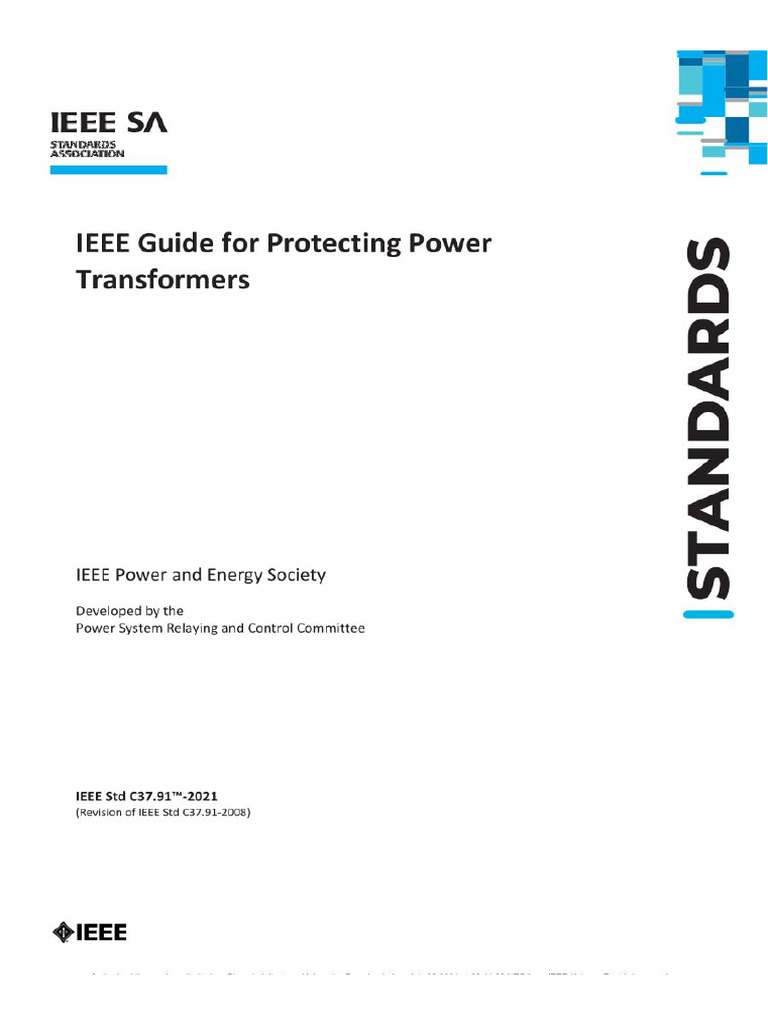 Ieee Guide For Protecting Power Transformers Pdf