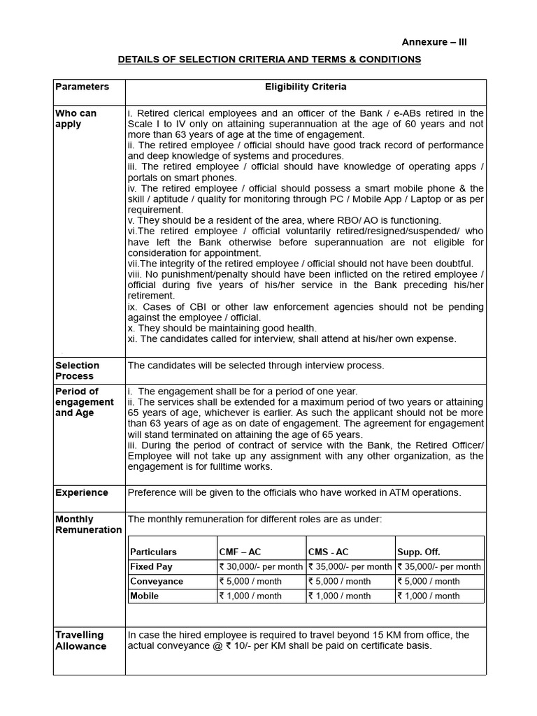 Annexure - III - Terms & Conditions - AC Vertical | PDF | Automated ...