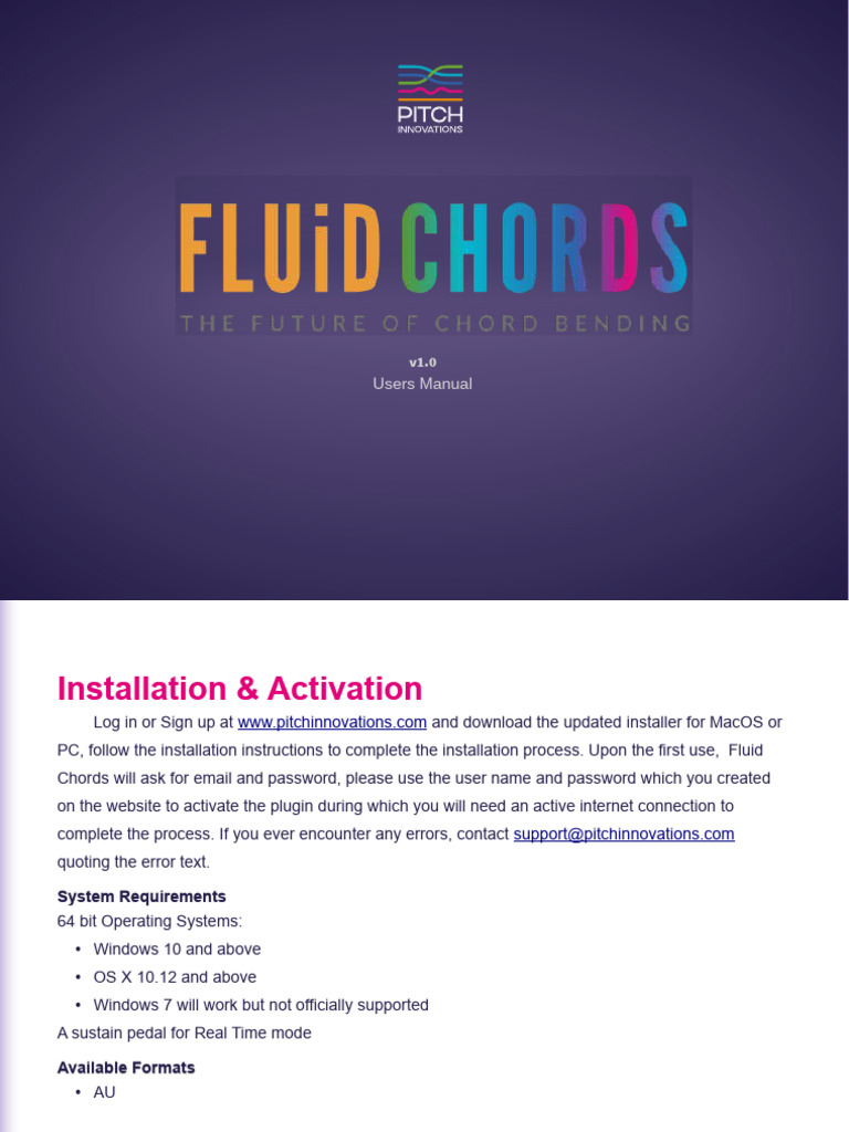 Fluid_Chords_Manual | PDF | Computer Science | Software
