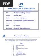 Plastic Design Guidelines For Automotive Components | PDF | Casting ...