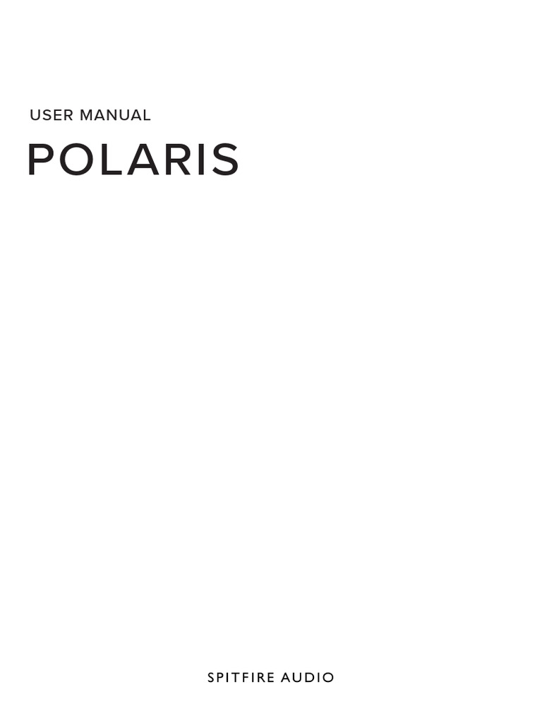 Polaris | PDF | Cent (Music) | Synthesizer