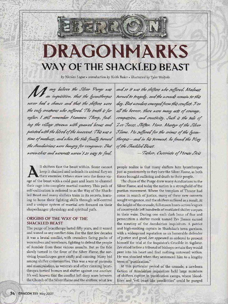 Way of The Shackled Beast | PDF