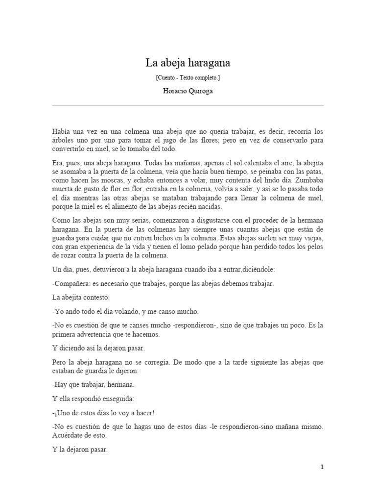 La Abeja Haragana Pdf Miel Colmena