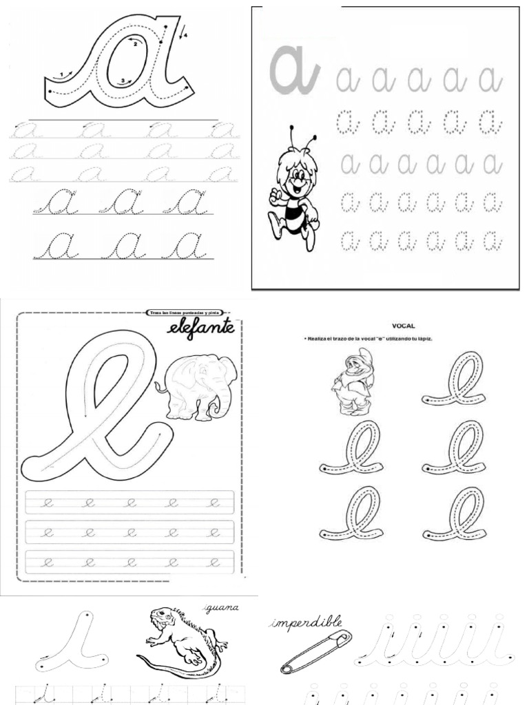 Cuadernillo de Vocales | PDF