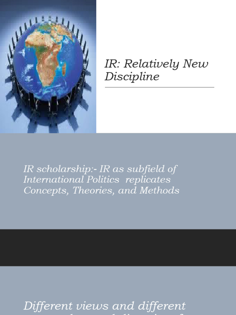 IR - Meaning, Nature and Scope | PDF | Violence | Political Science