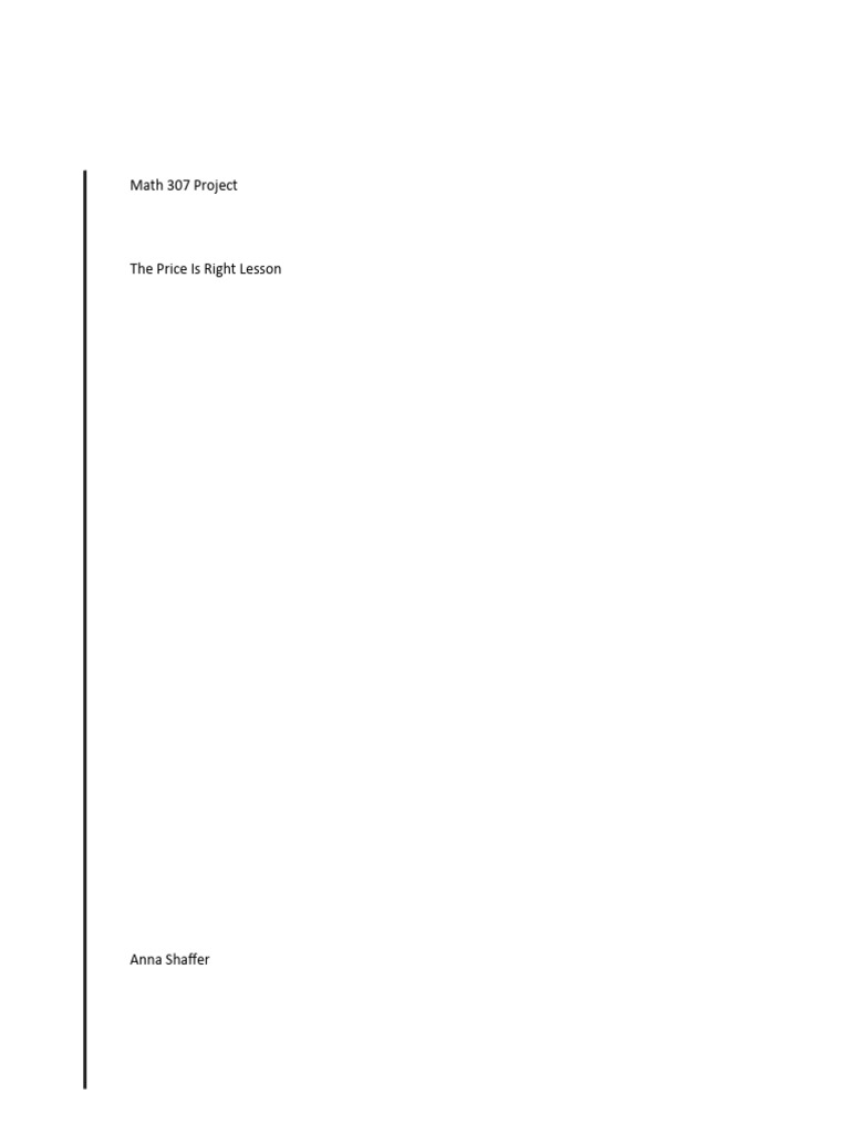 Math 307 Project | PDF | Histogram | Luxury Goods