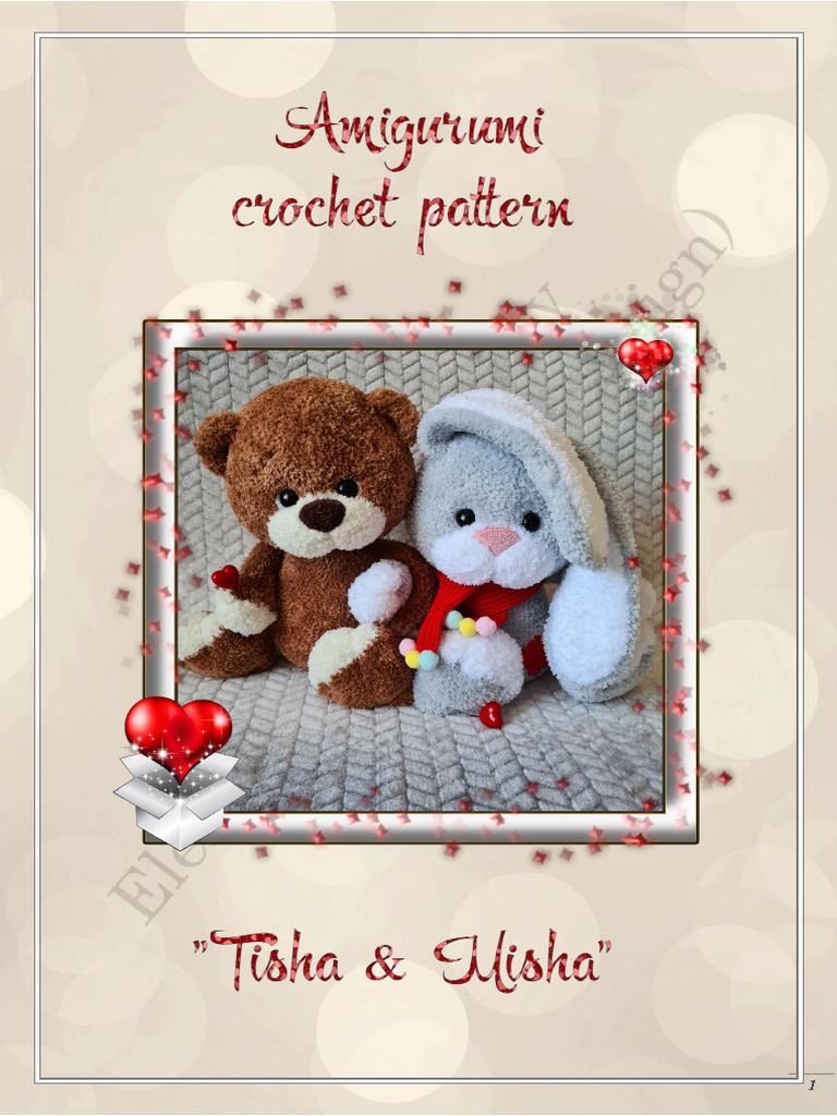 Tisha and Misha | PDF | Crochet | Knitting