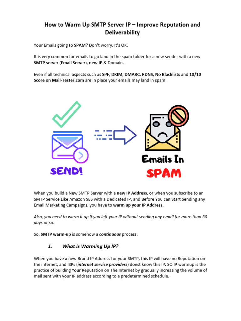 Ip Warmup Guide | PDF | Email Spam | Internet
