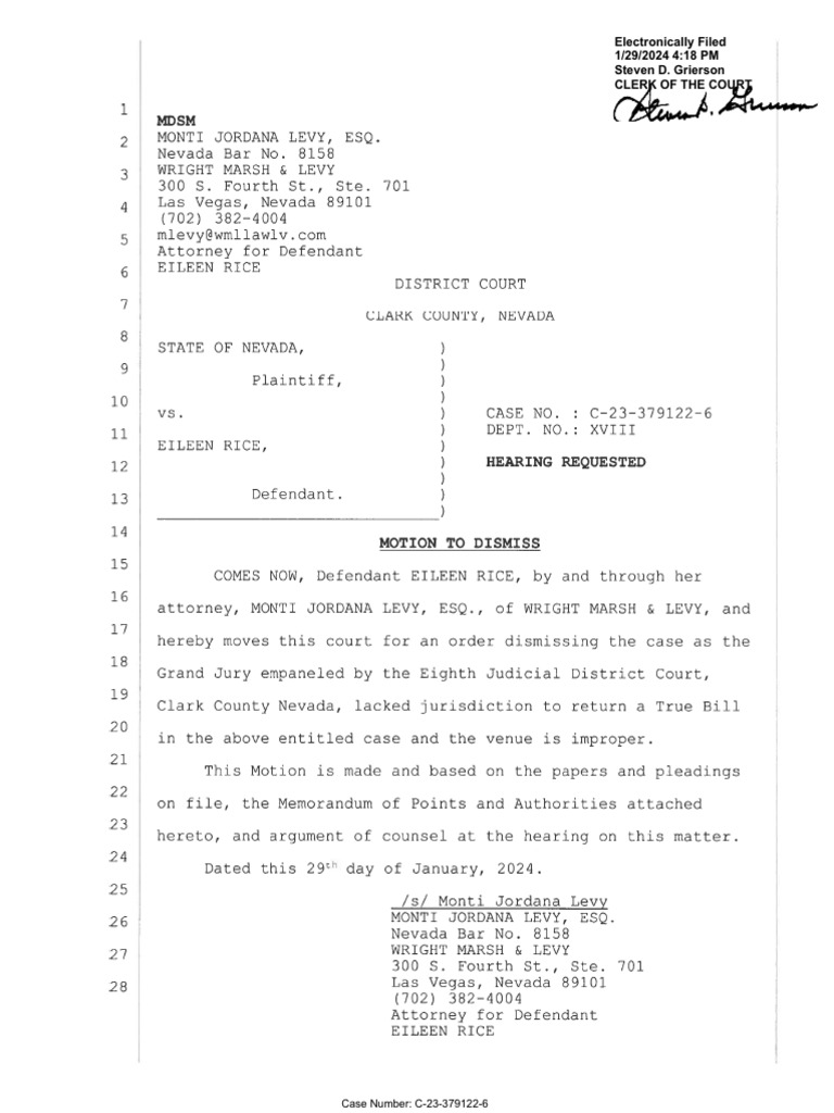 Motion To Dismiss | PDF | Grand Jury | Sixth Amendment To The United ...