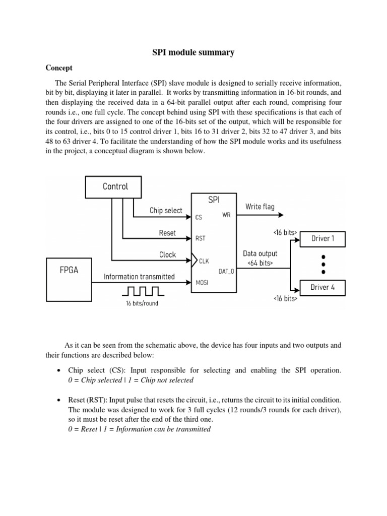 SPI Description | Download Free PDF | Computer Science | Computing