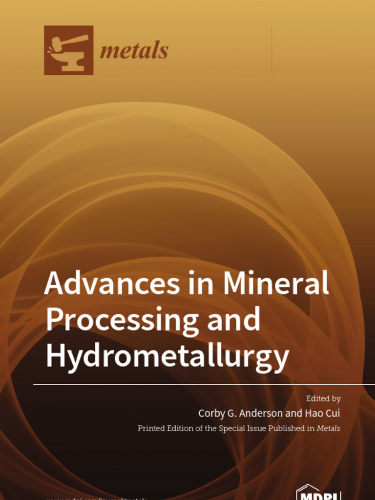 Advances in Mineral Processing and Hydrometallurgy | PDF | Manganese | Iron