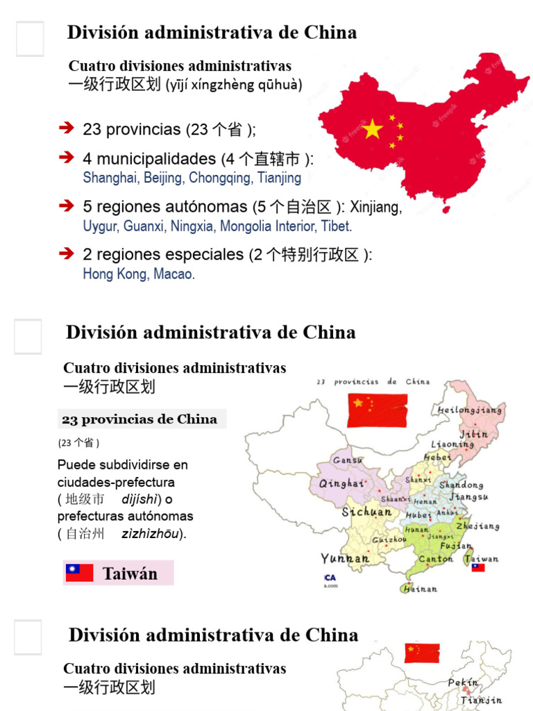 División Administrativa de China 2023 | PDF