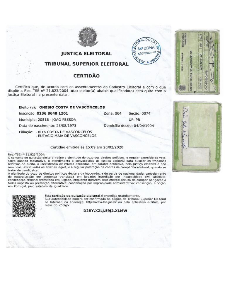 Titulo Onésio | PDF