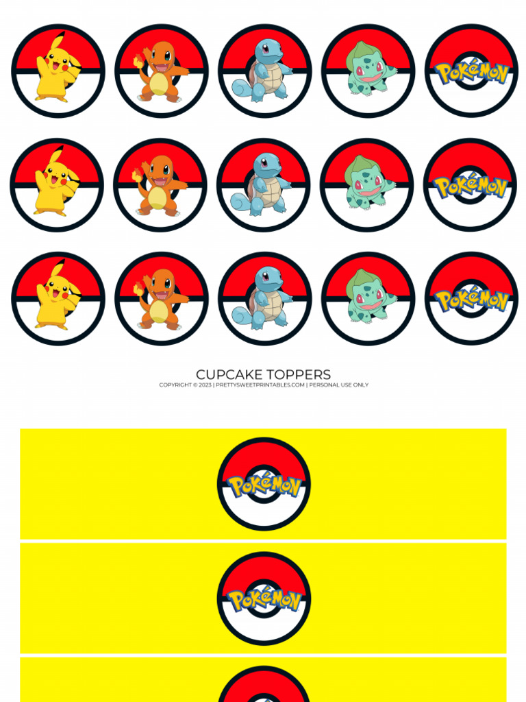 Free-Pokemon-Party-Printables (4 | PDF