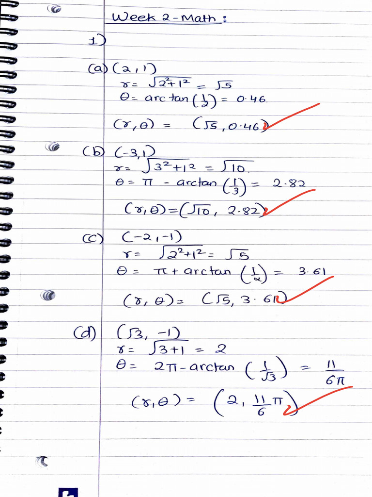 Maths Tutorial Week 2 (Atharva) | PDF