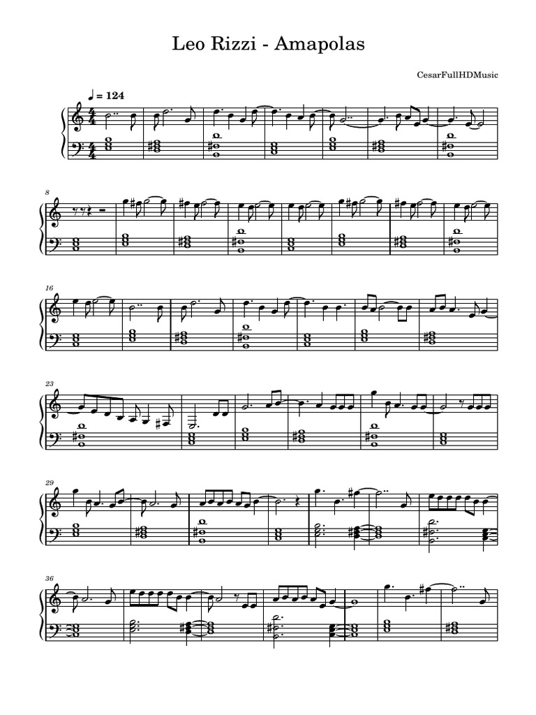 Leo Rizzi Amapolas | PDF