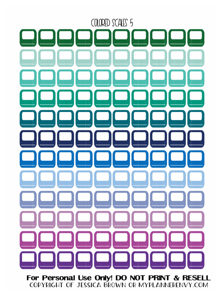 Colored Scales 5 | PDF