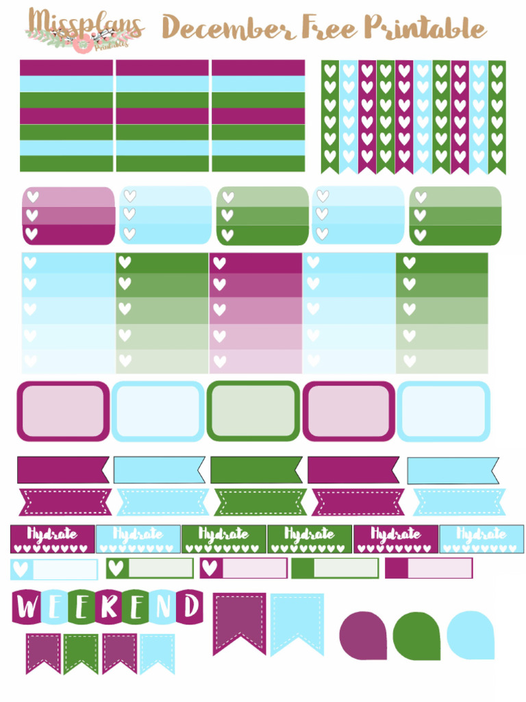 December Free Printable | PDF