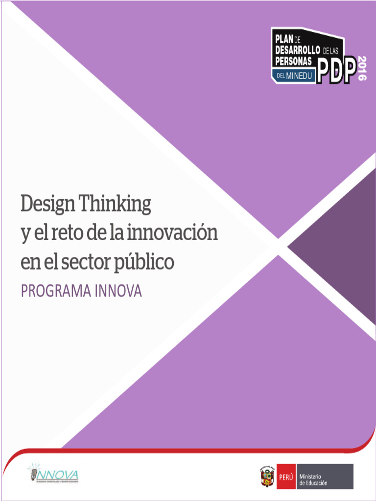 Innovación en Educación: Design Thinking | PDF | Etnografía | Innovación