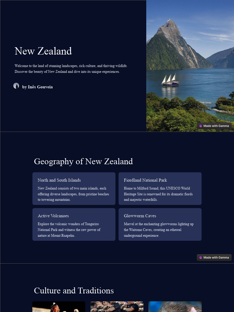 New Zealand | PDF | New Zealand | Nature