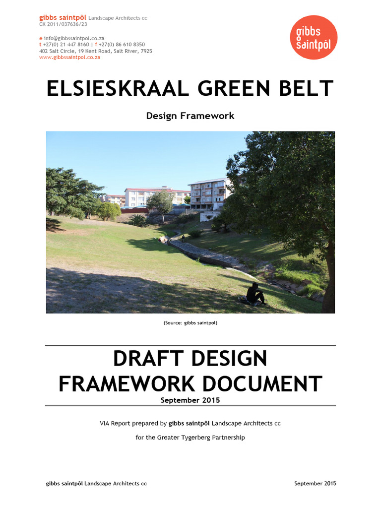 19 Elsieskraal Green Belt Design Framework - September 2015 - Final ...
