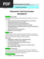Monthly Ethical Values Overview | PDF