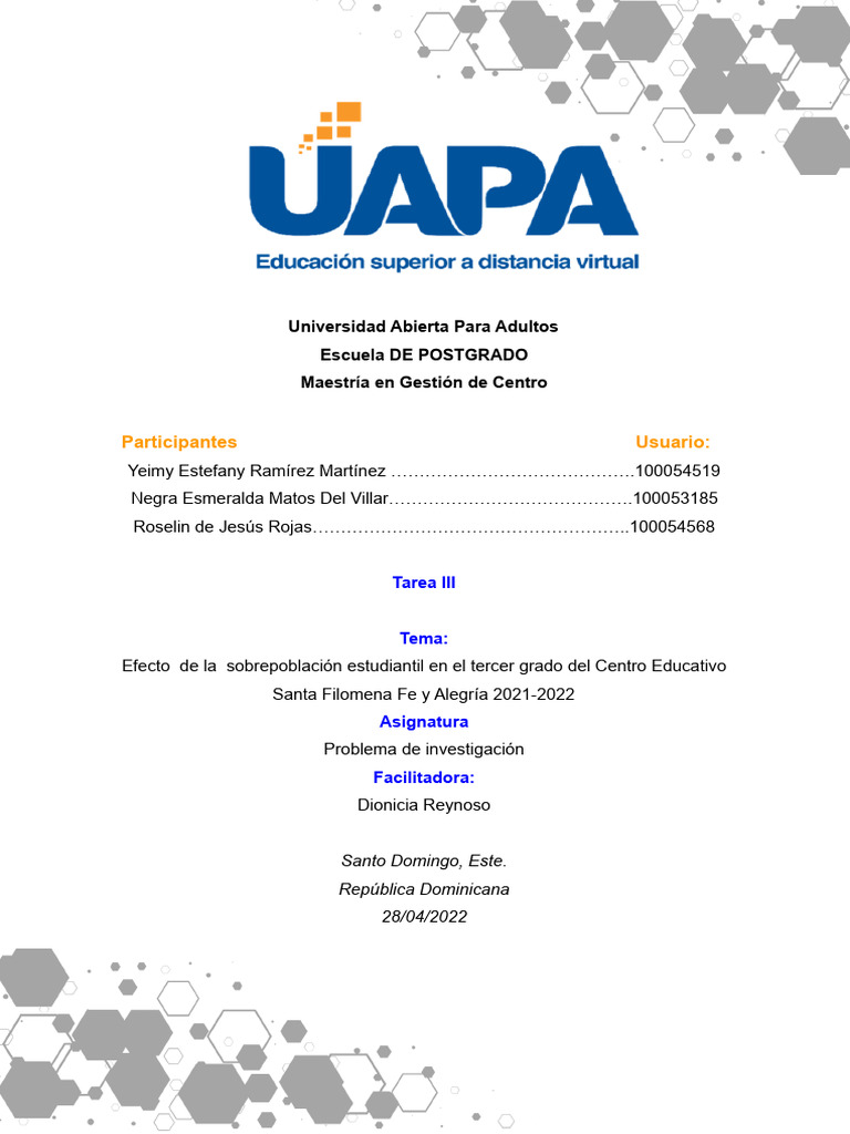 Tarea III | PDF | Enseñando | Aprendizaje