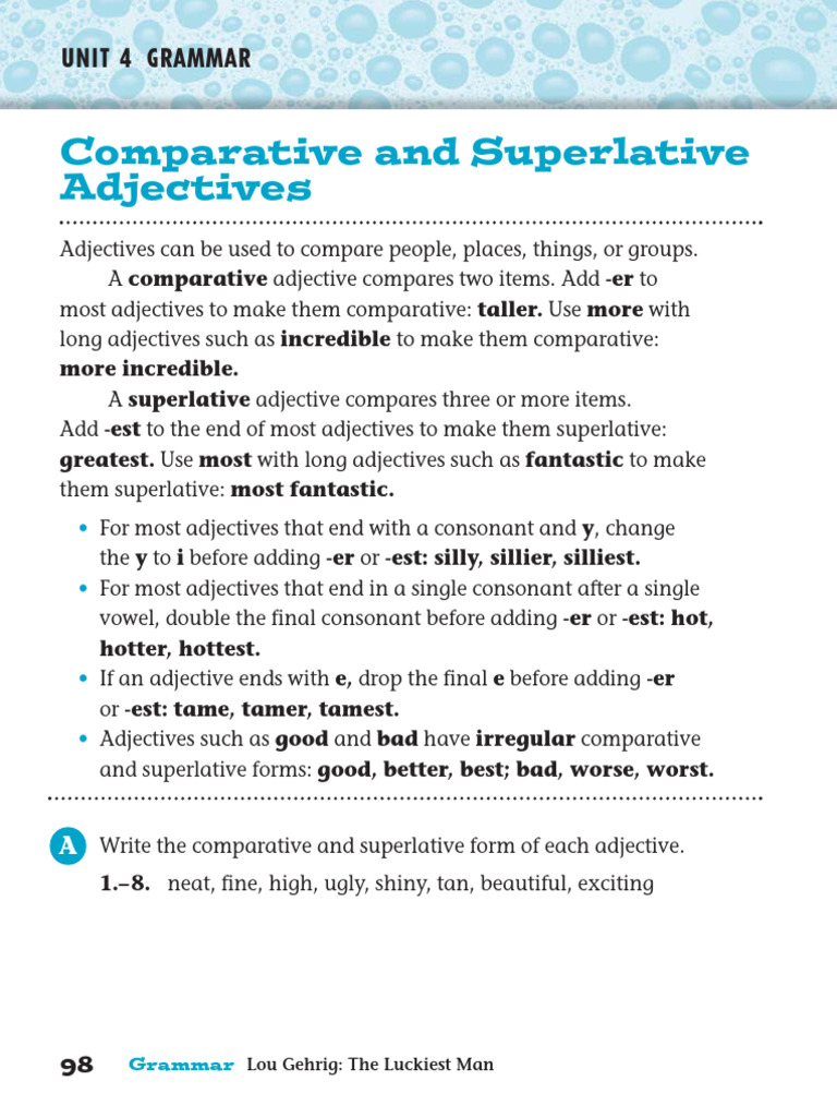 5 Comparative and Superlative | PDF