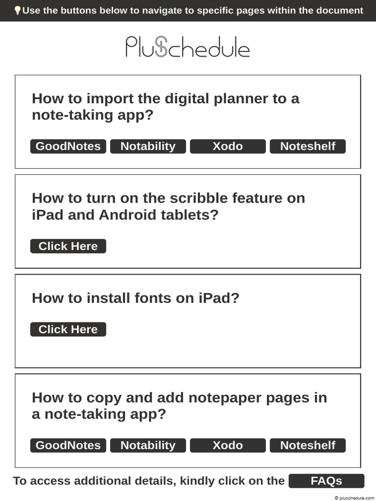 Instructions - Digital Planner | PDF | Ios | Android (Operating System)