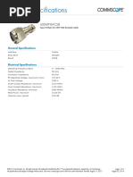 CNT-400 Product Specification | PDF | Coaxial Cable | Electromagnetism