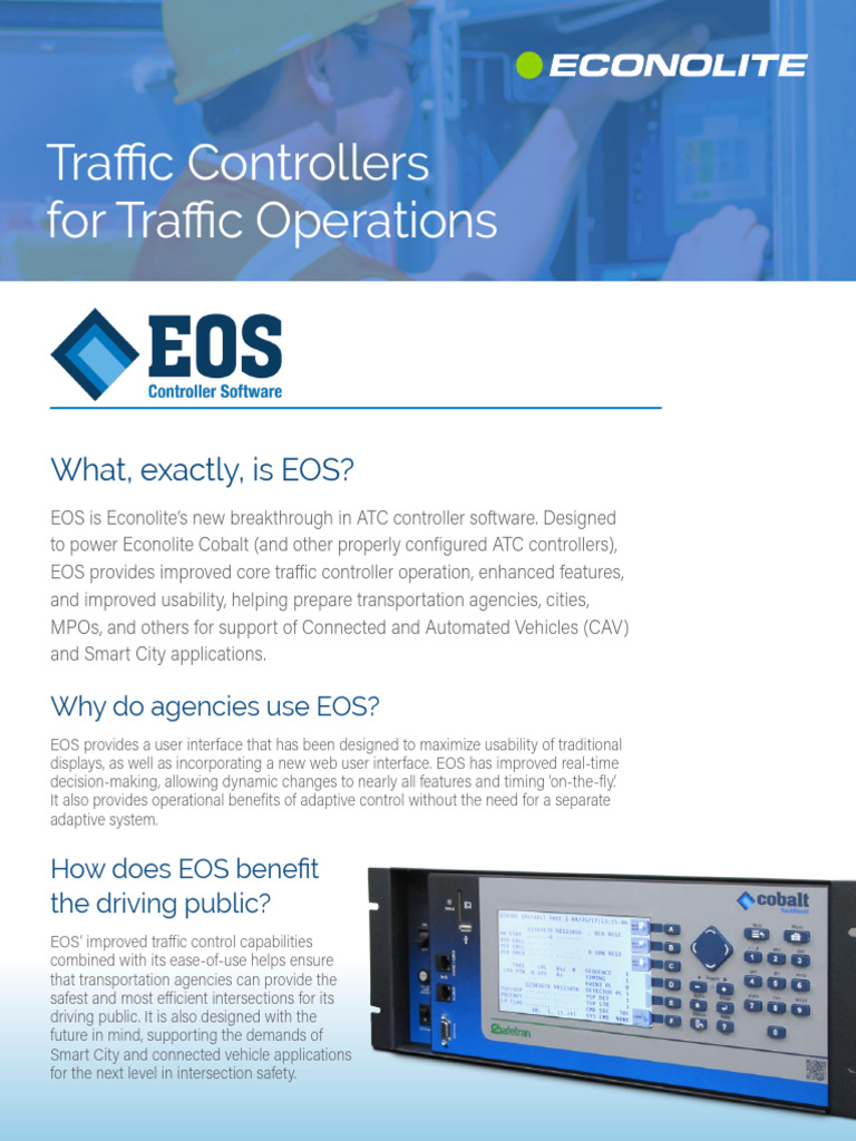 EOS Traffic Controller Software Guide | PDF | Usability | User Interface