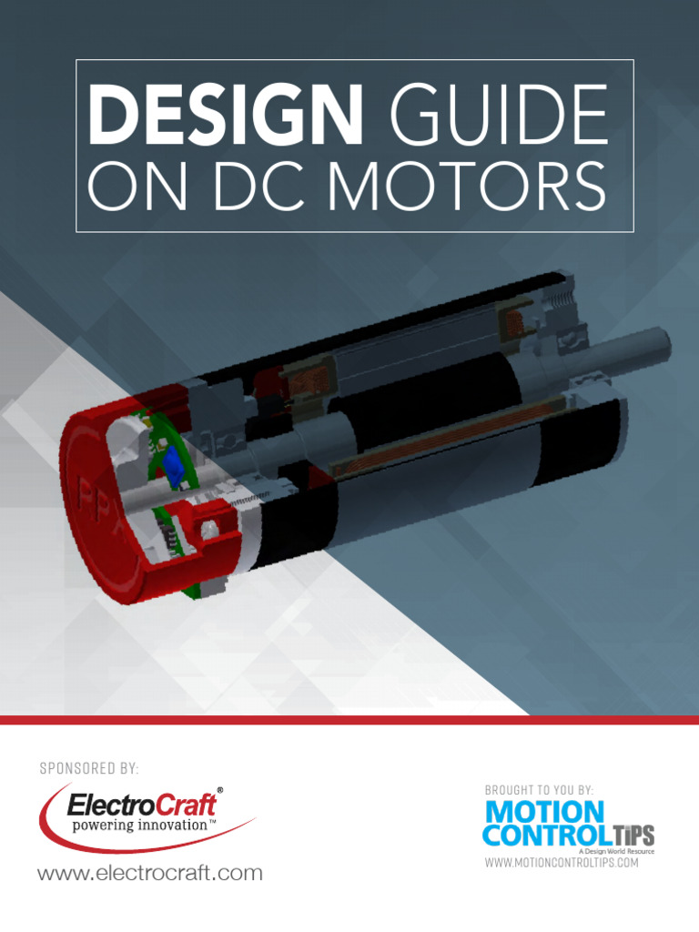 DCMotors DesignGuide | PDF | Electric Motor | Electrical Engineering