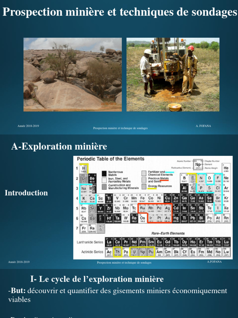Techniques de prospection minière | PDF | Géologie | Prospection sismique