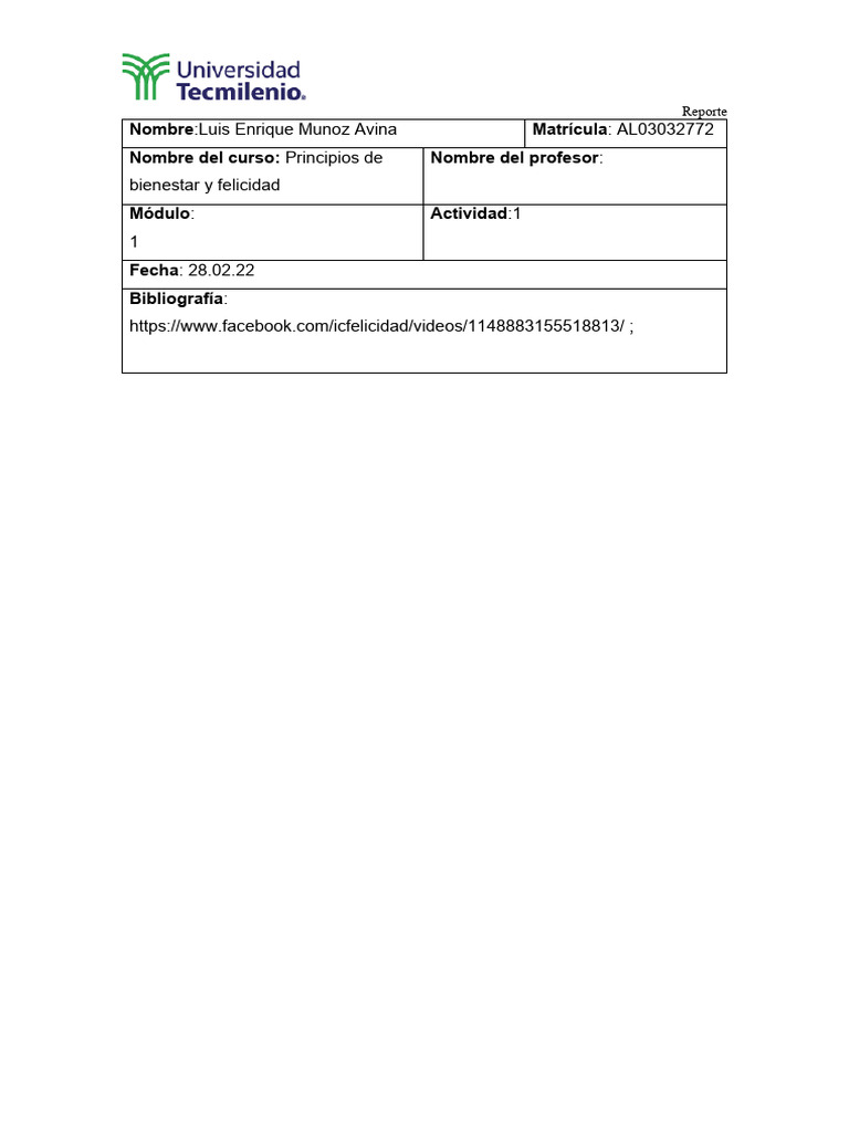 Act 1 Principios De Bienestar Y Felicidad Pdf