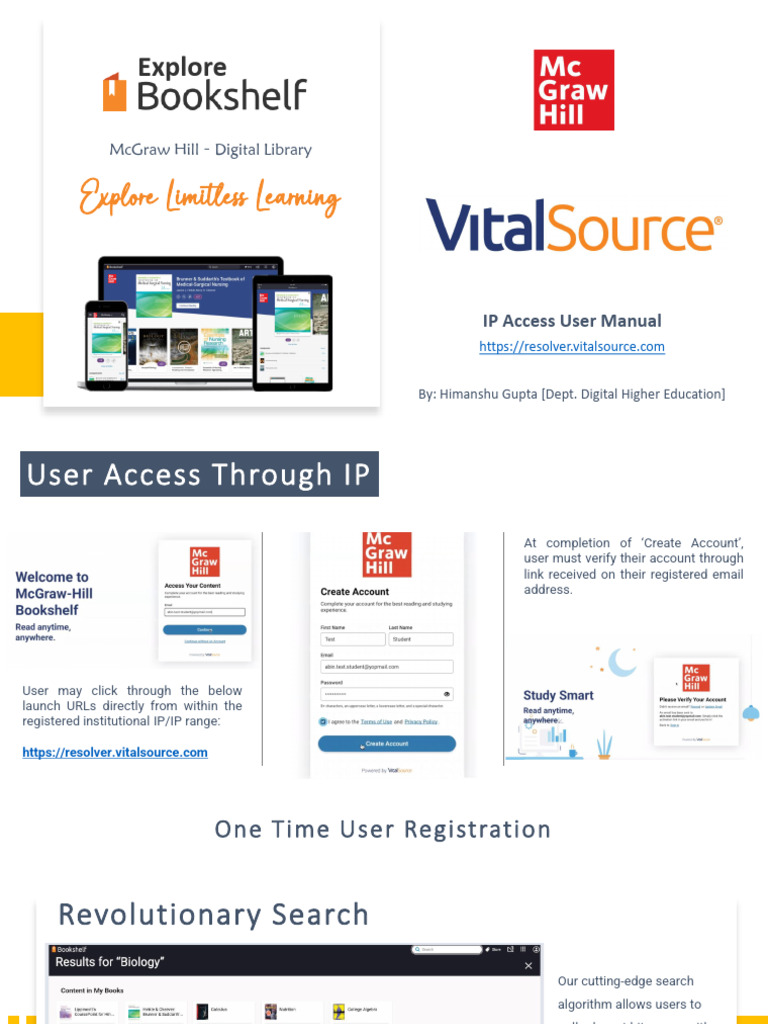 1user Manual MH-Vitalsource IP Access | PDF | Libraries | Online And Offline