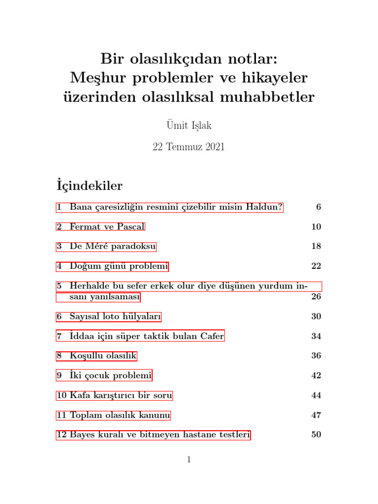 Olasilik Hikayeleri | PDF