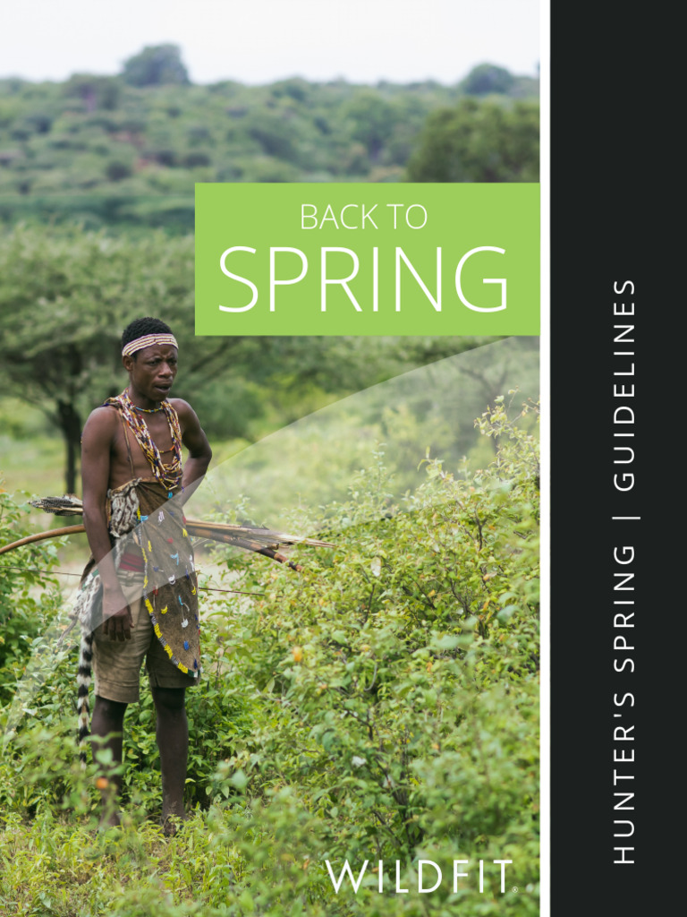 Hunter's Spring Wildfit Back To Spring | PDF | Fat | Cholesterol