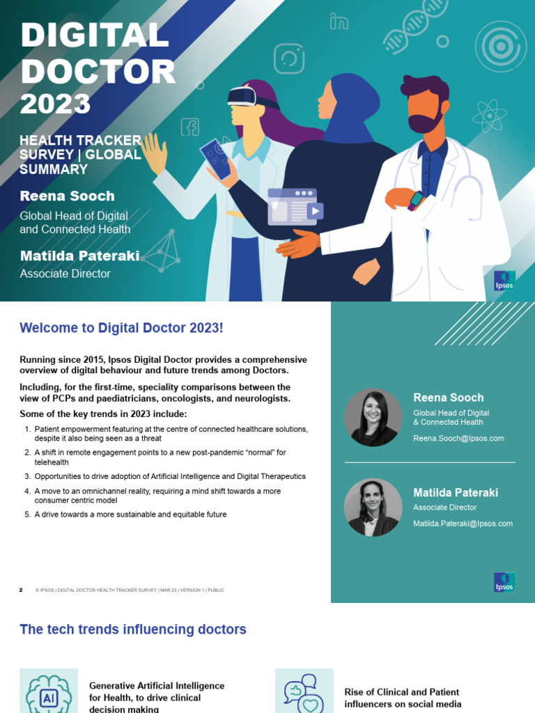 2023 Digital Doctor Health Trends | PDF | Health Care | Medicine