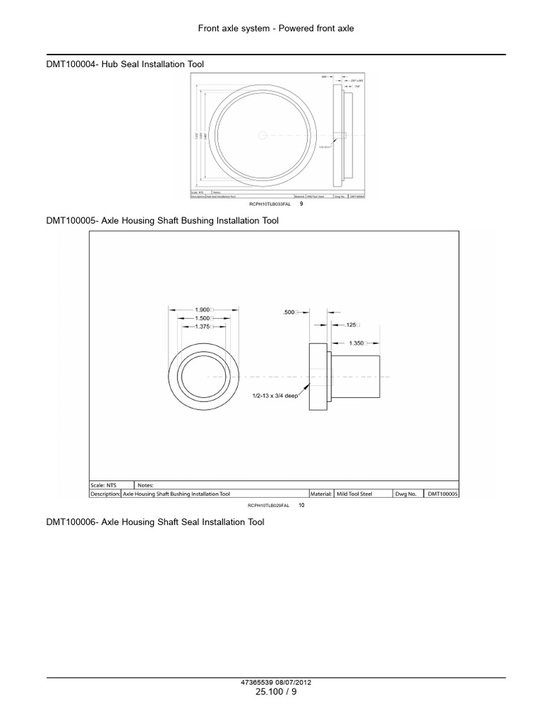Carraro 580N/580SN Axle Specifications | PDF | Axle | Nut (Hardware)