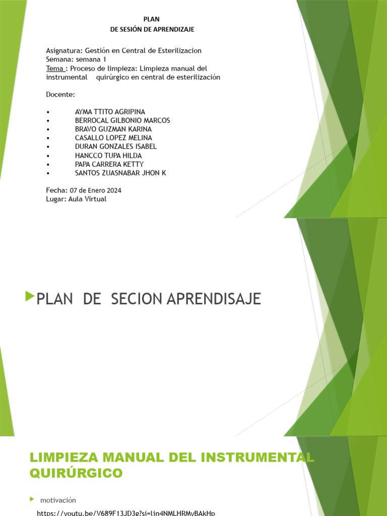 ESPECIALIDAD Plan de Sesion de Aprendizaje GRUPO 3 | PDF | Ultrasonido | Evaluación