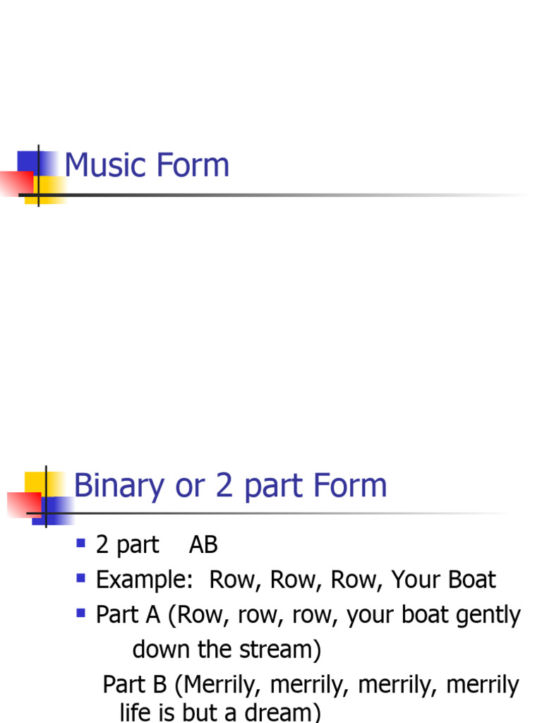 MAPEH 6 - MUSIC PPT Q3 - Music Form | PDF