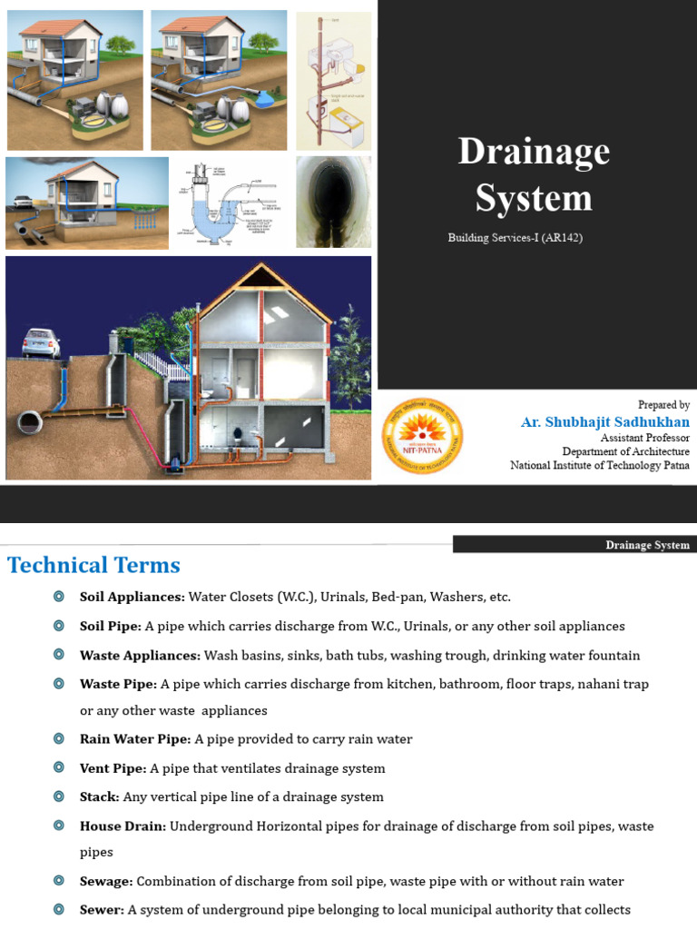 Comprehensive Guide to Drainage Systems | PDF | Sanitary Sewer | Sewage