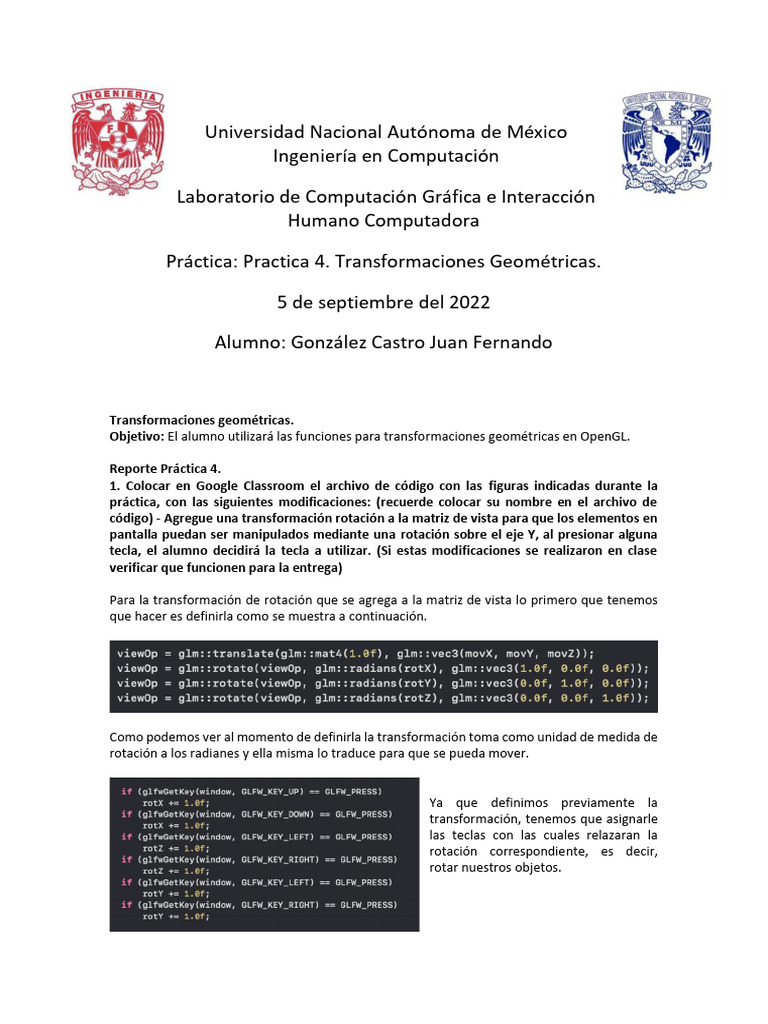 Practica4 GCJF | PDF | Rotación