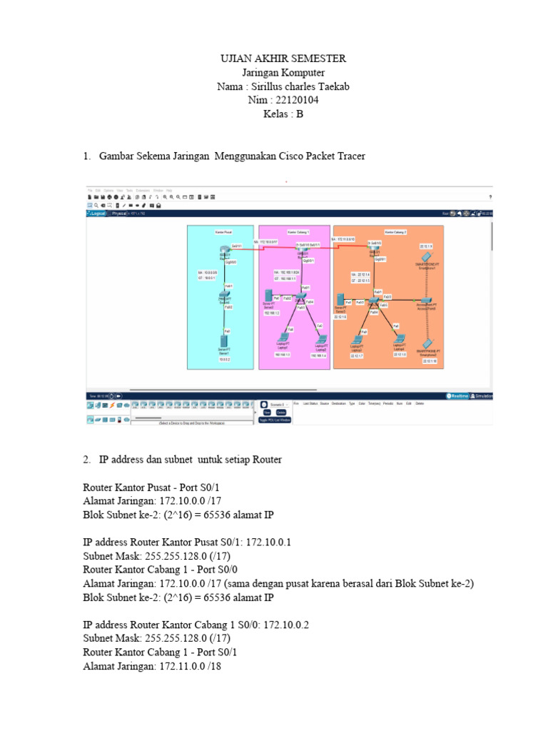 UAS Jaringan Komputer | PDF