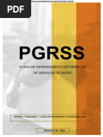 Modelo de PGRSS Consultorio Odontológico | PDF | Desperdício | Bem-estar