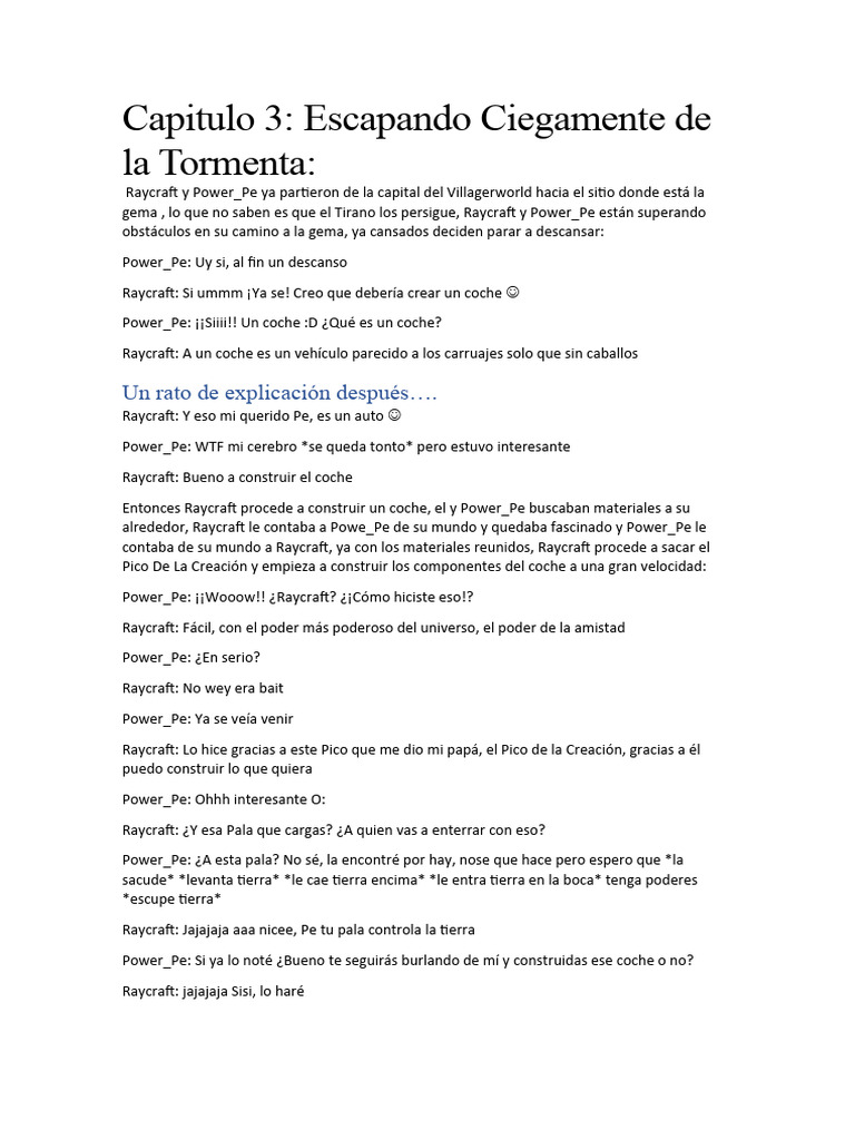 Revel Unreal- Temporada 1-Capitulo 3.docx | PDF