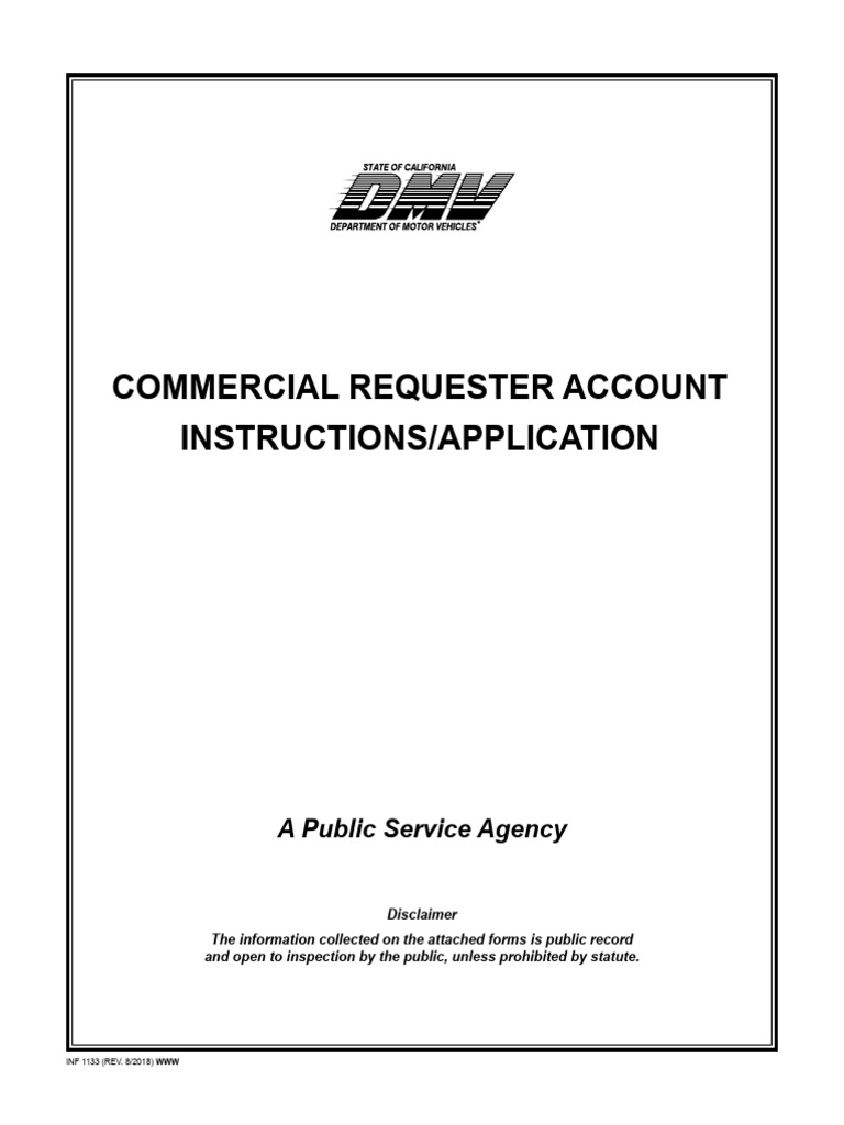 Inf Form | Download Free PDF | Department Of Motor Vehicles | Social ...
