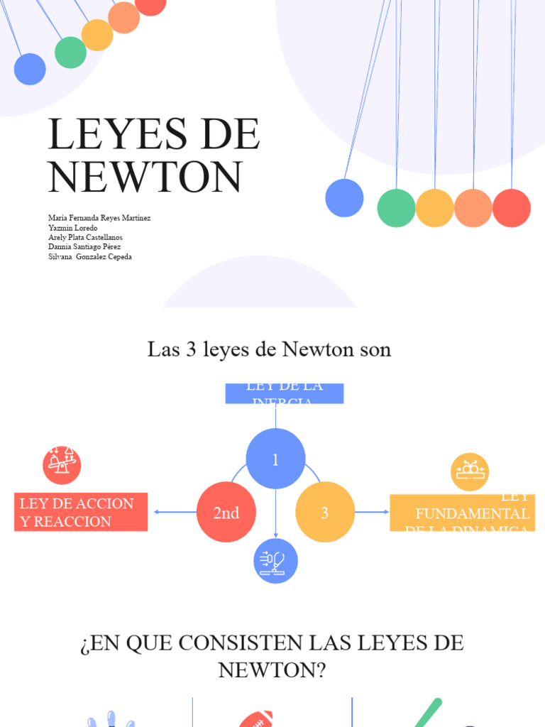 Leyes de Newton 3 | PDF | Fuerza | Las leyes del movimiento de Newton