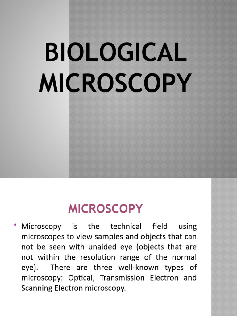 Micros | PDF | Microscopy | Electron Microscope